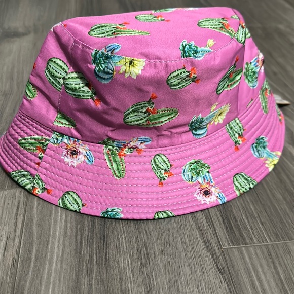 Accessories | Pink Cactus Bucket Hat | Poshmark
